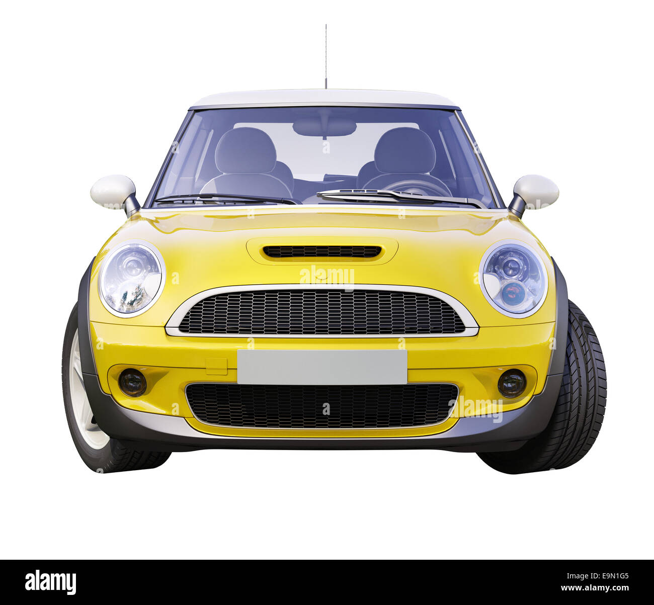 Modern compact city car Stock Photo - Alamy