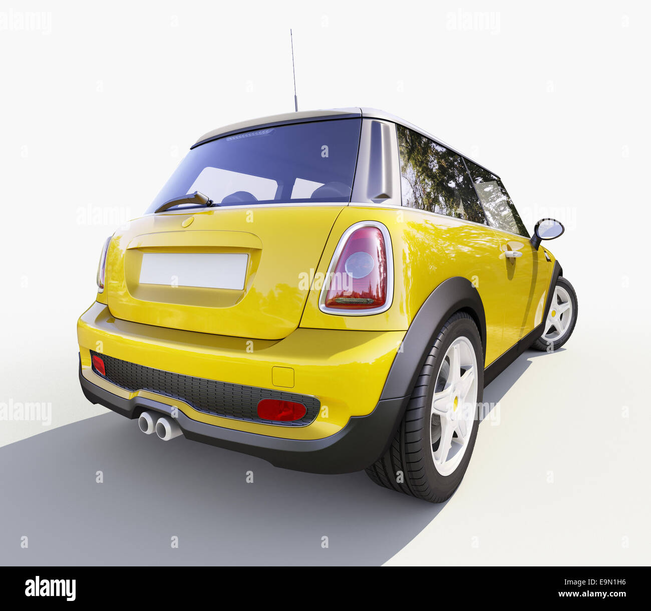 Modern compact city car Stock Photo - Alamy