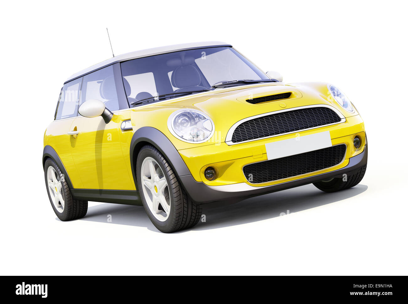 Modern compact city car Stock Photo - Alamy