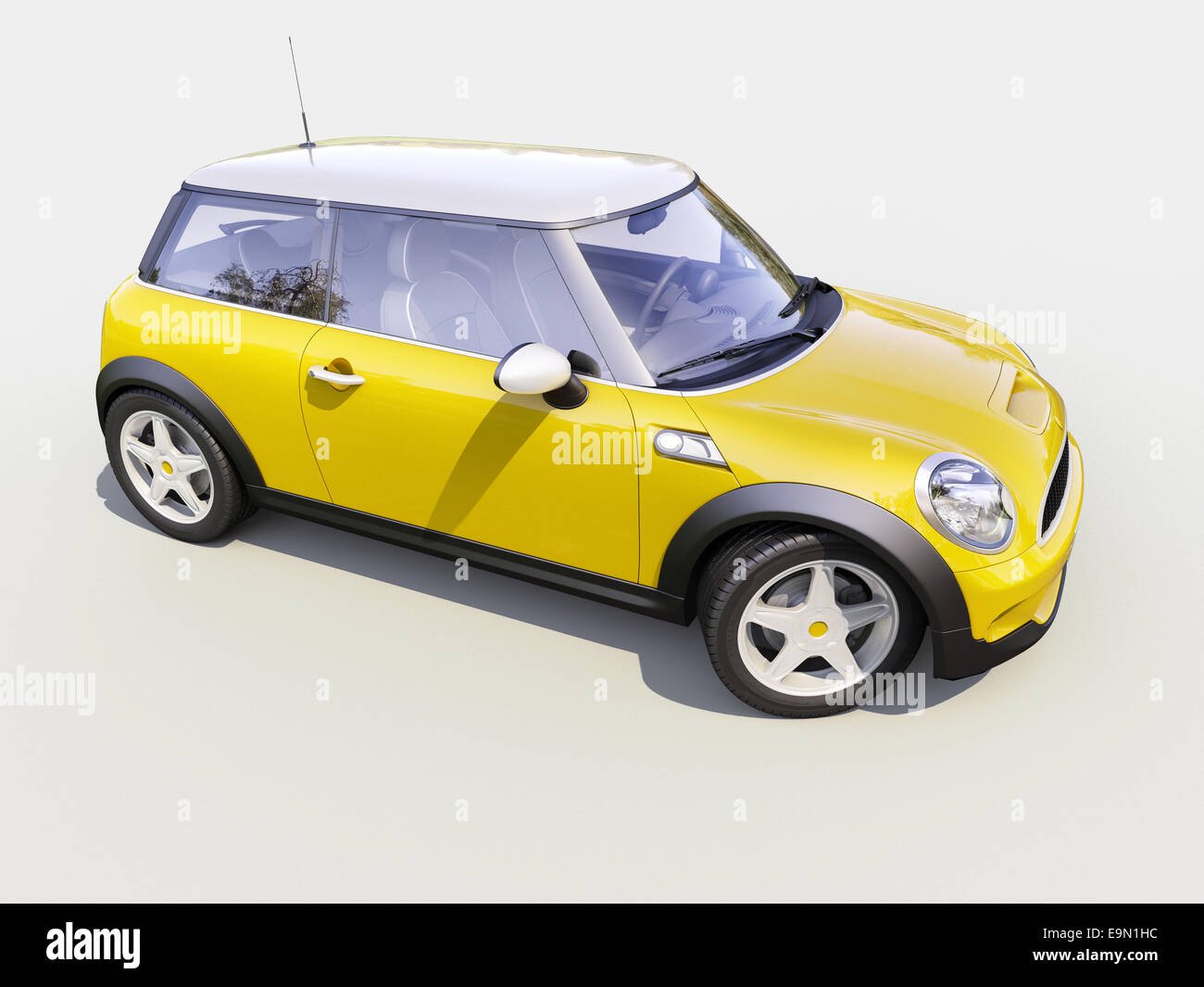 Modern compact city car Stock Photo - Alamy