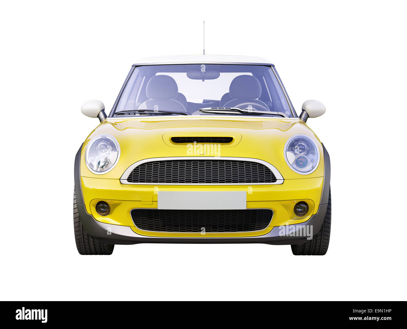 Modern compact city car Stock Photo - Alamy