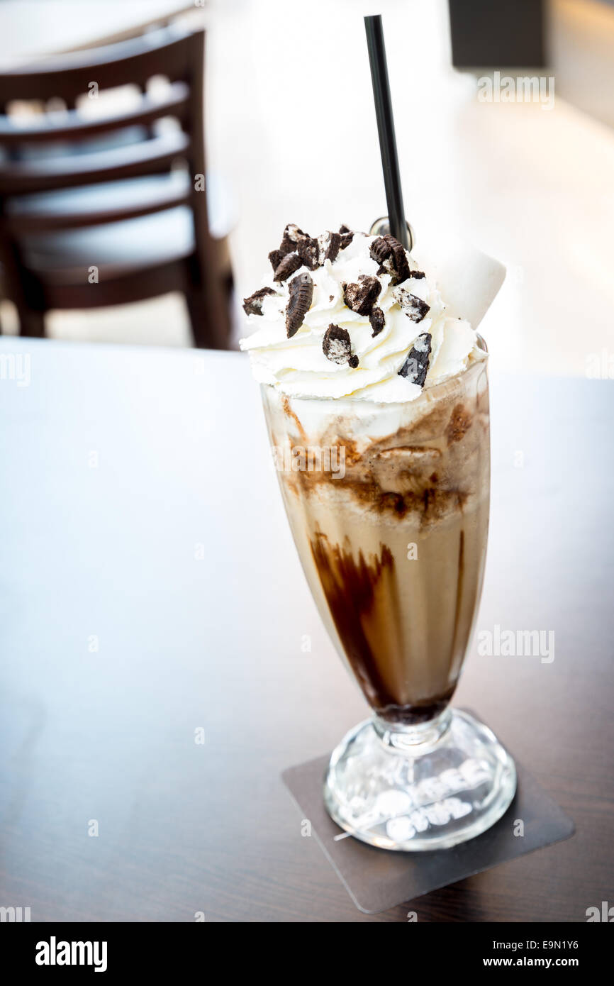 iced mocha coffee Stock Photo - Alamy