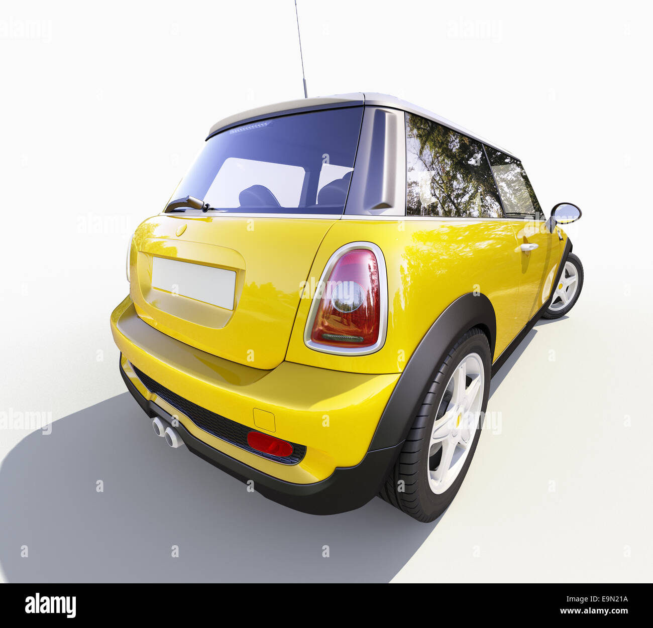 Modern compact city car Stock Photo - Alamy