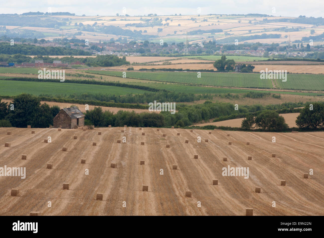 hay making, Temple Normanton from Sutton Scarsdale near Chesterfield ...