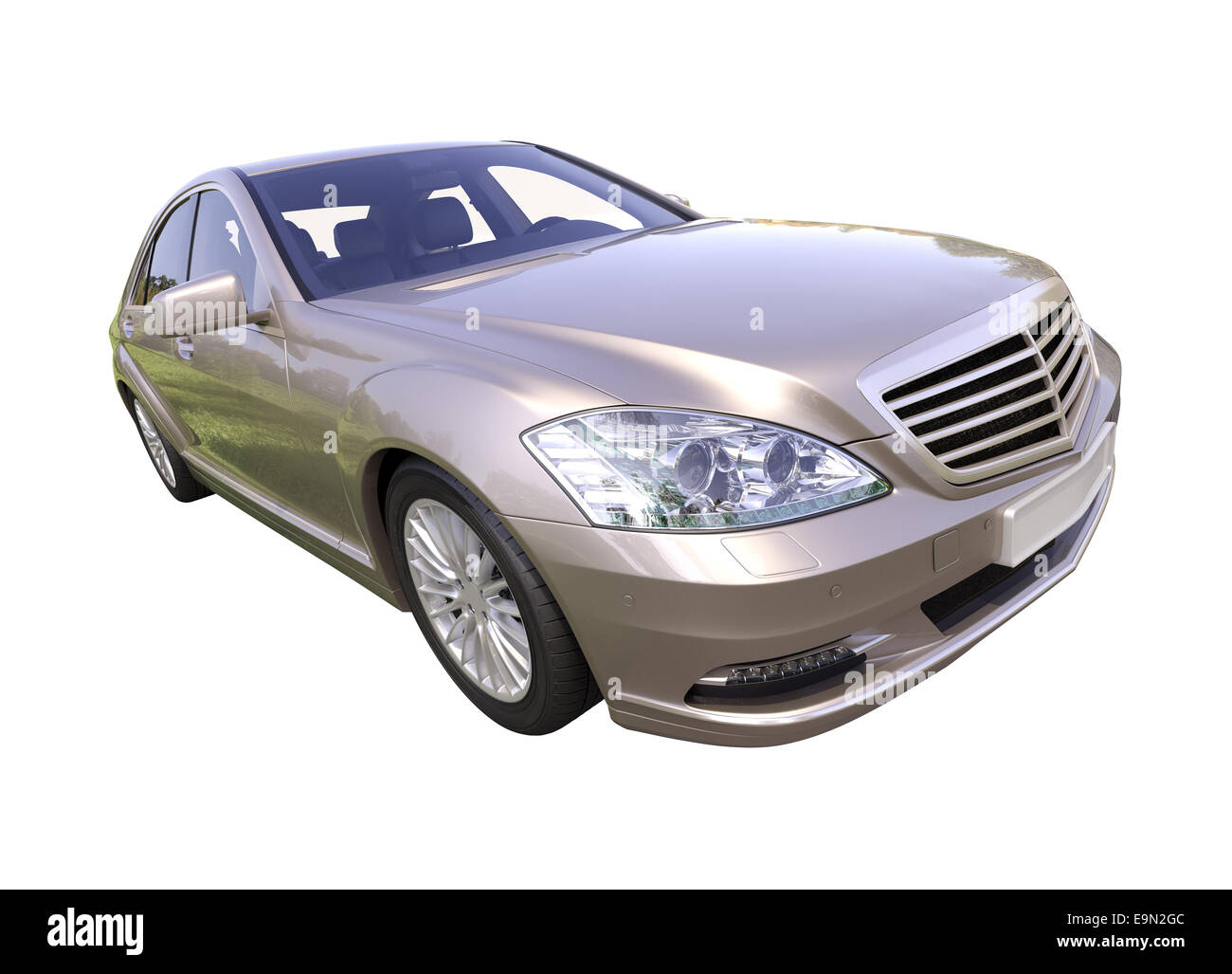 Modern luxury executive car Stock Photo - Alamy