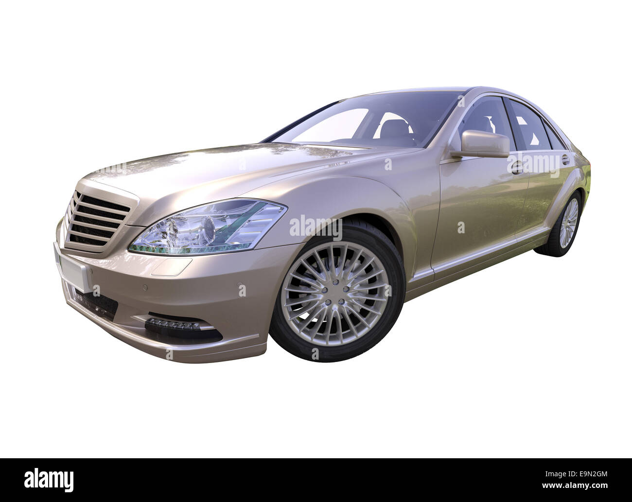 Modern luxury executive car Stock Photo - Alamy