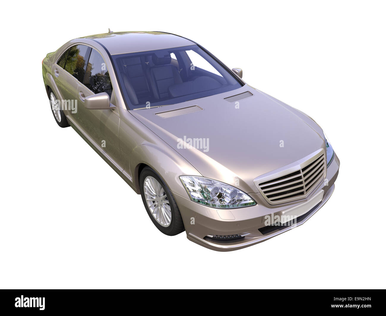 Modern luxury executive car Stock Photo - Alamy