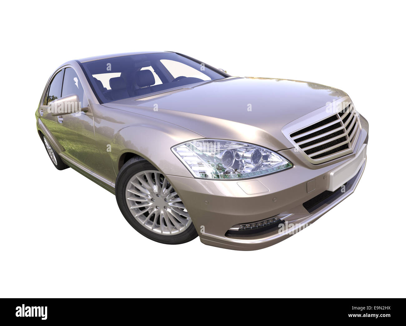 Modern luxury executive car Stock Photo - Alamy