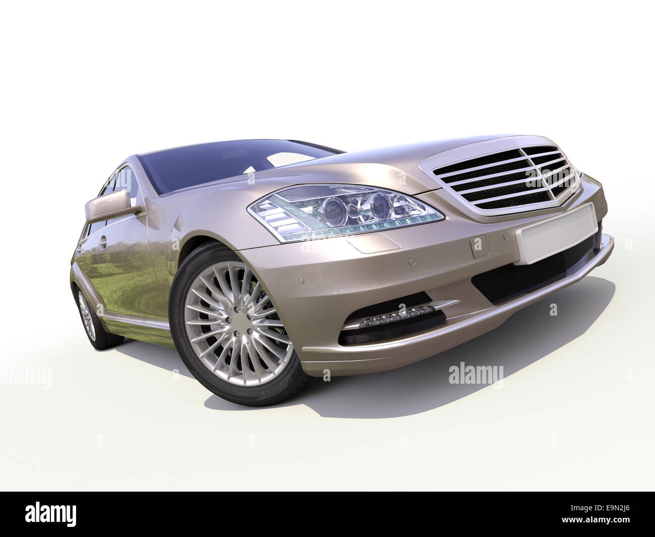 Modern luxury executive car Stock Photo - Alamy