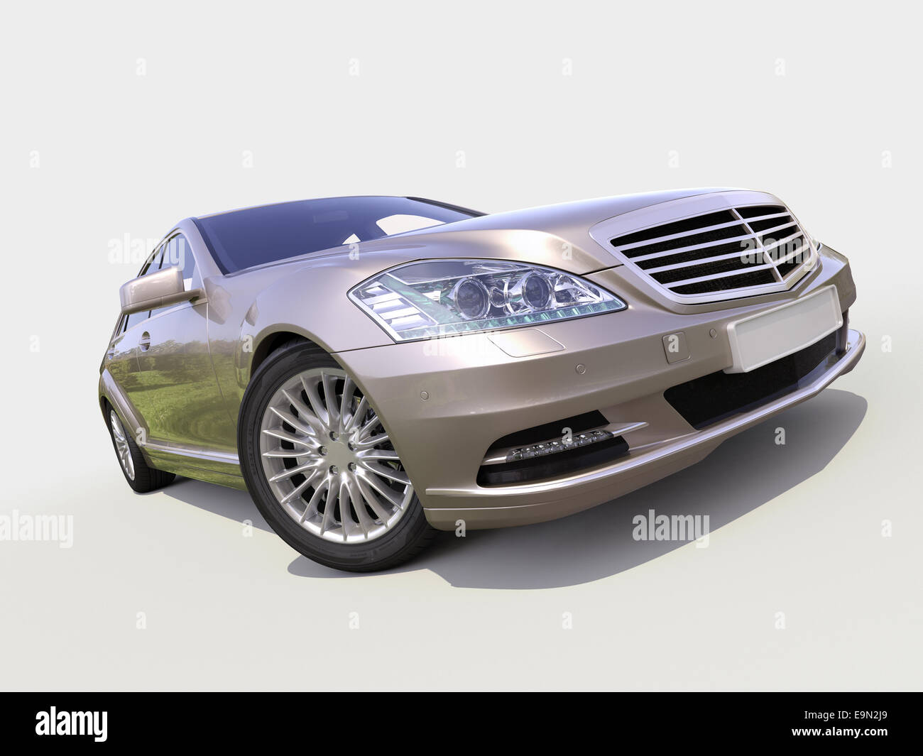 Modern luxury executive car Stock Photo - Alamy