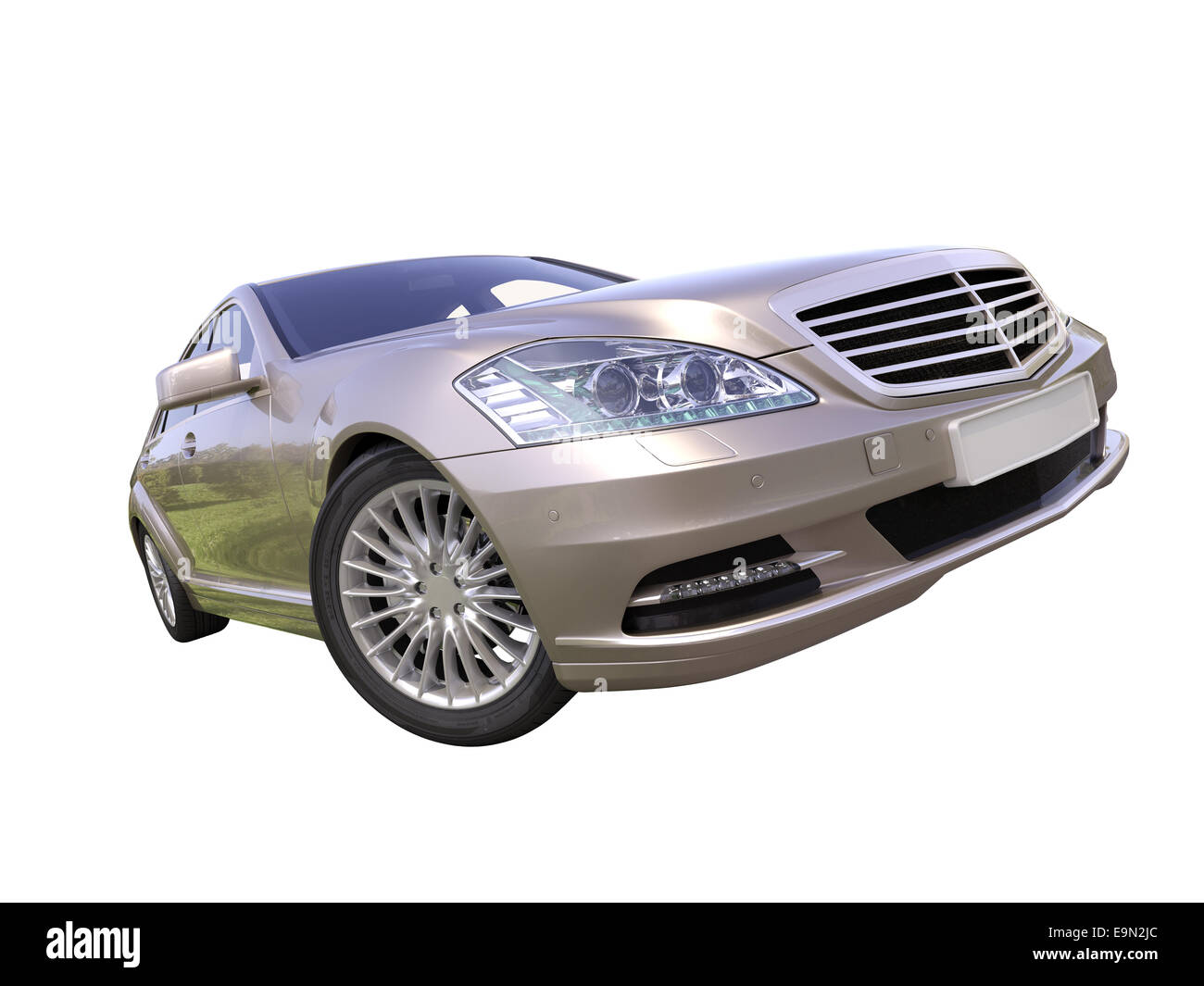 Modern luxury executive car Stock Photo - Alamy