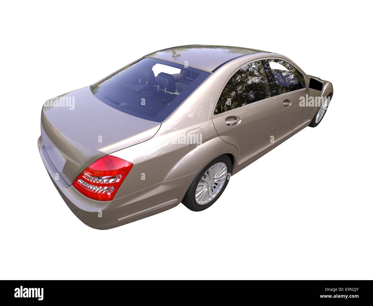 Modern luxury executive car Stock Photo - Alamy