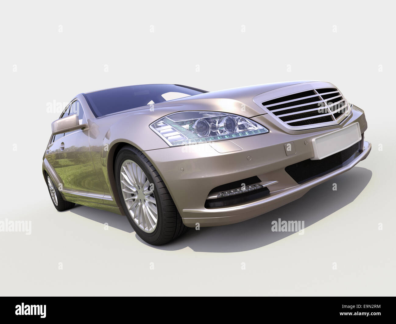 Modern luxury executive car Stock Photo - Alamy