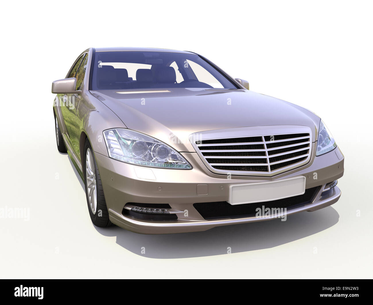 Modern luxury executive car Stock Photo - Alamy