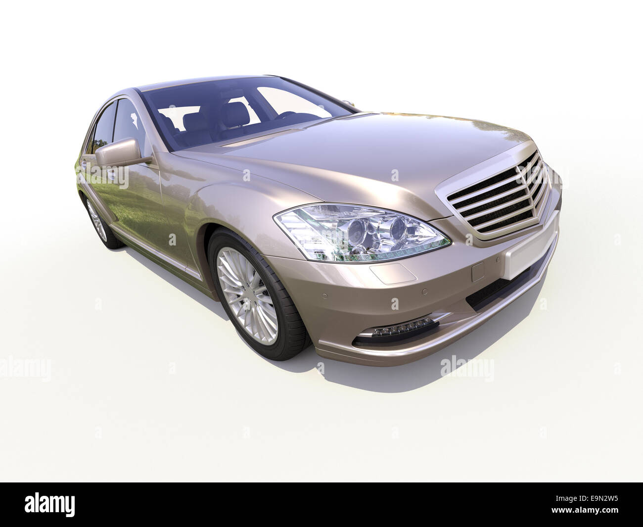 Modern luxury executive car Stock Photo - Alamy