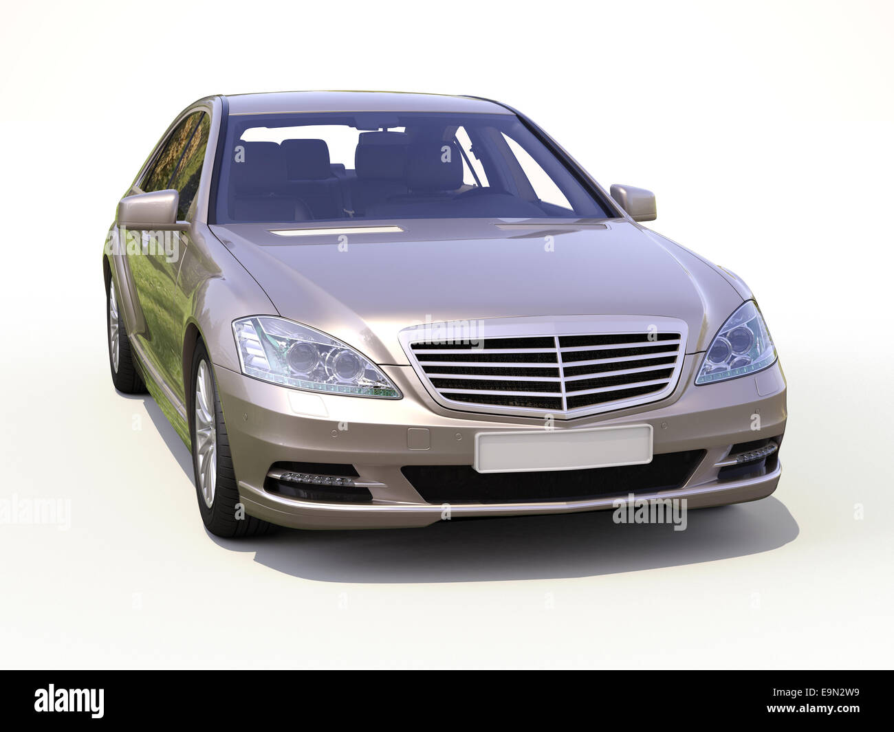 Modern luxury executive car Stock Photo - Alamy