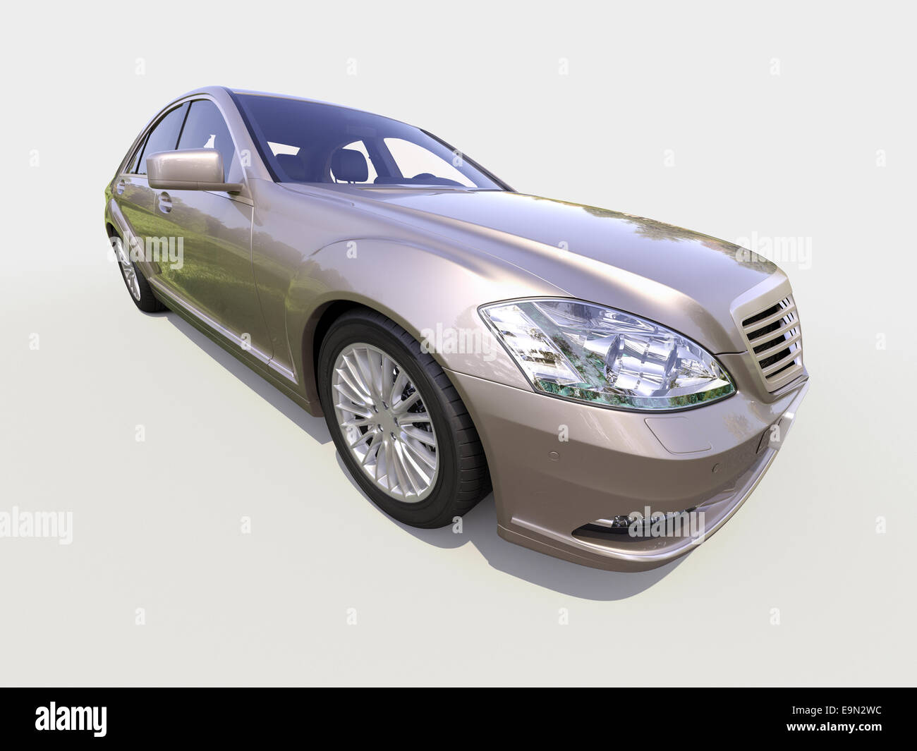 Modern luxury executive car Stock Photo - Alamy