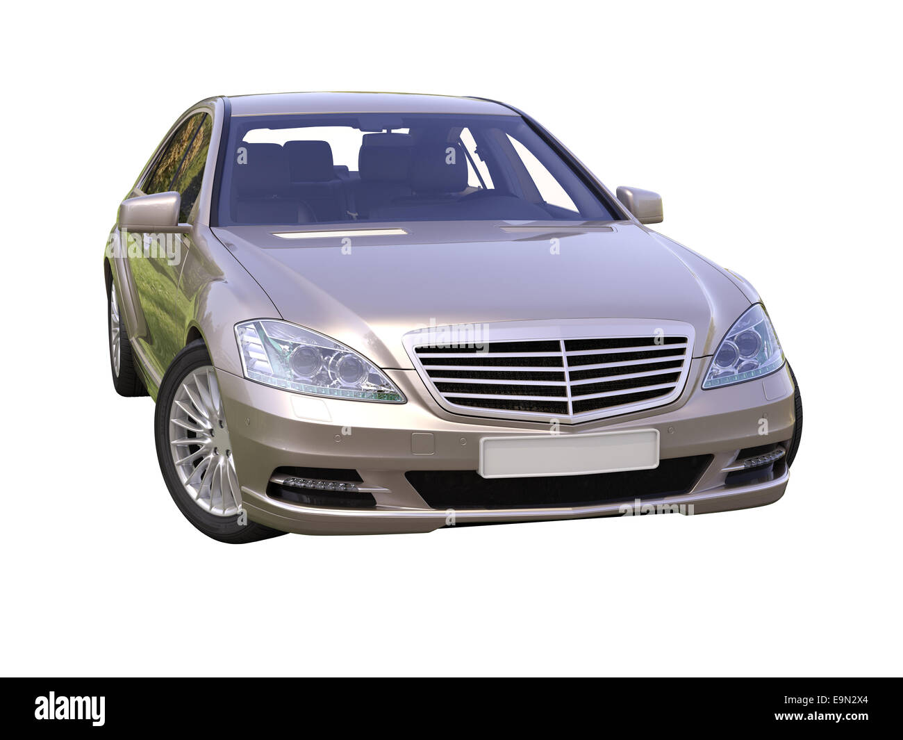 Modern luxury executive car Stock Photo - Alamy