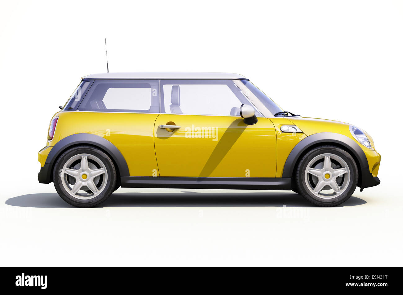 Modern compact city car Stock Photo - Alamy