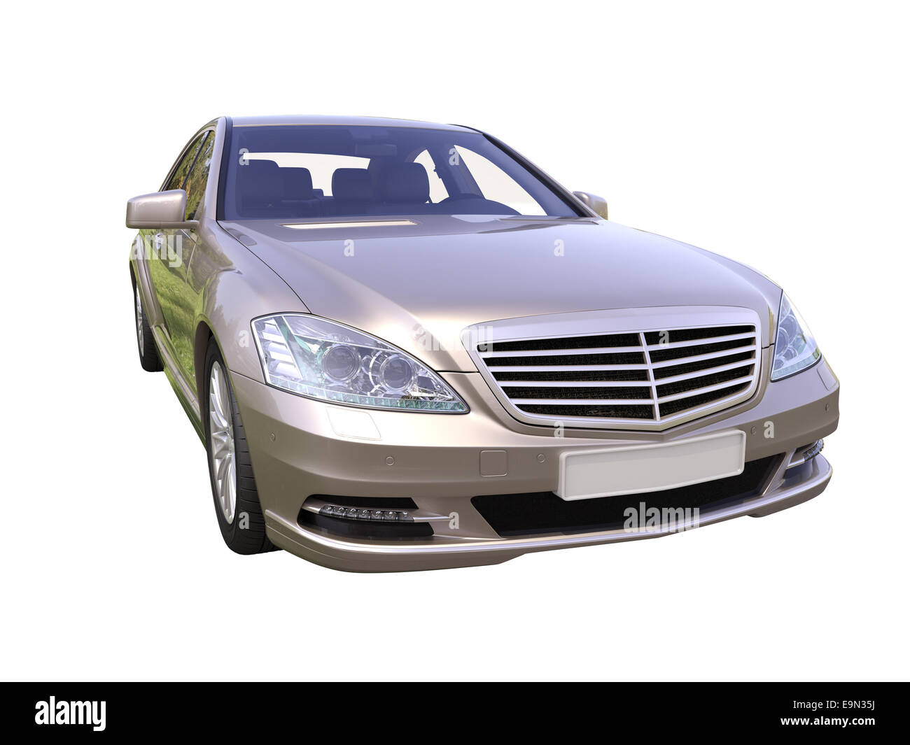 Modern luxury executive car Stock Photo - Alamy