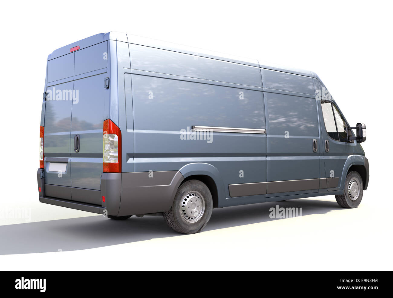 Blue cargo van hi-res stock photography and images - Alamy