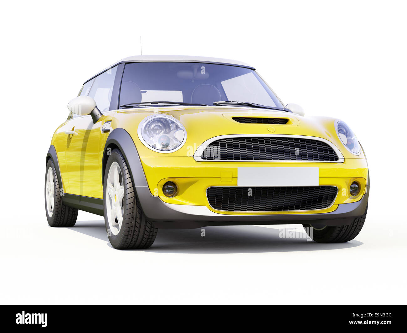 Modern compact city car Stock Photo - Alamy