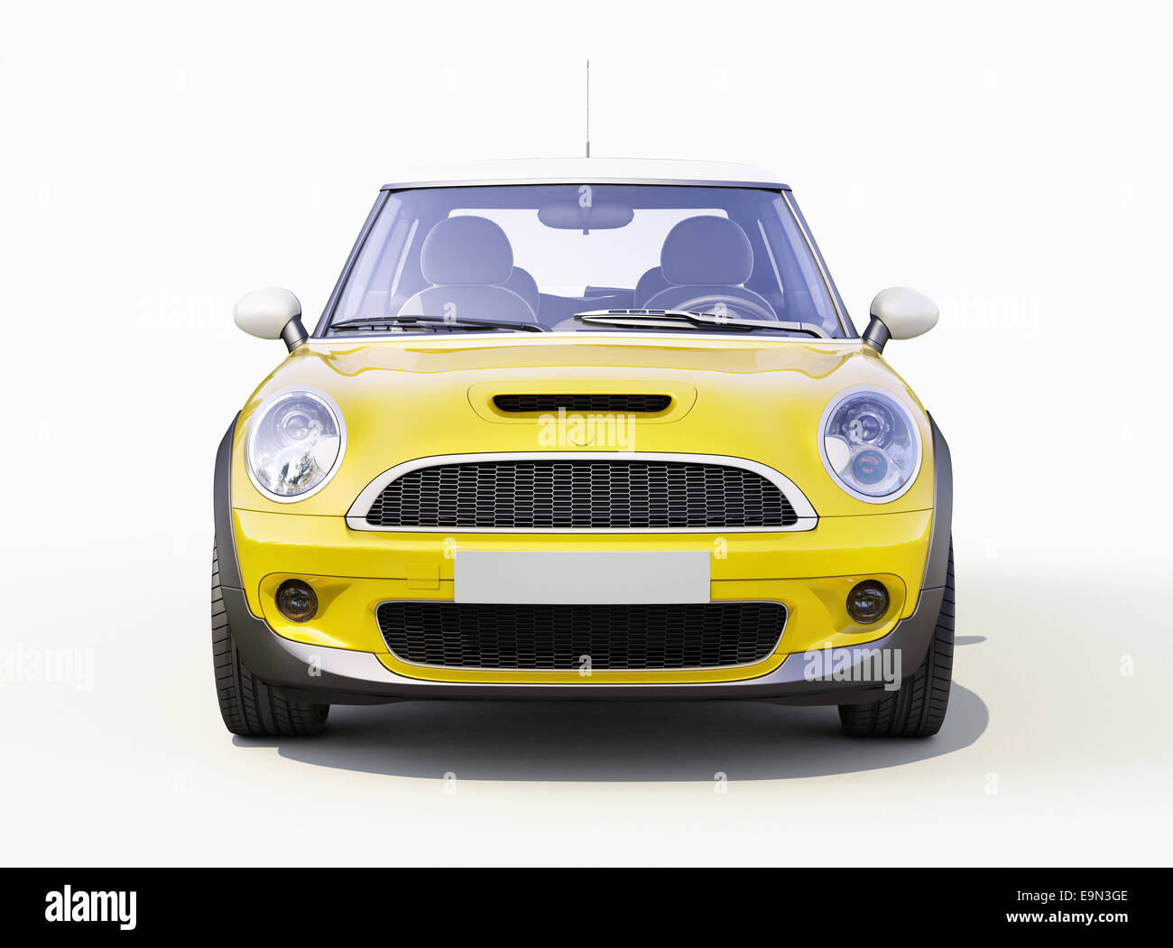 Modern compact city car Stock Photo - Alamy