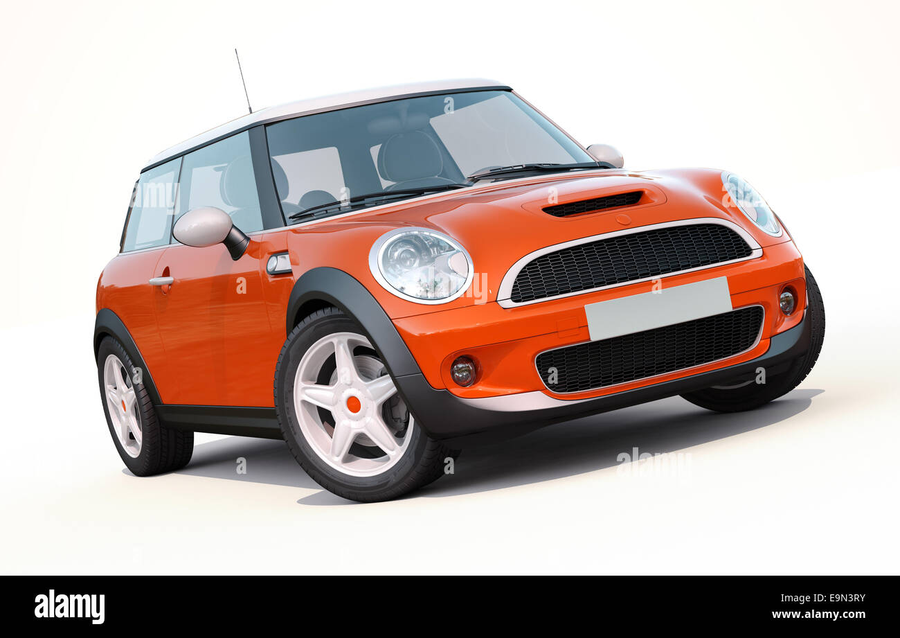 Modern compact car Stock Photo - Alamy
