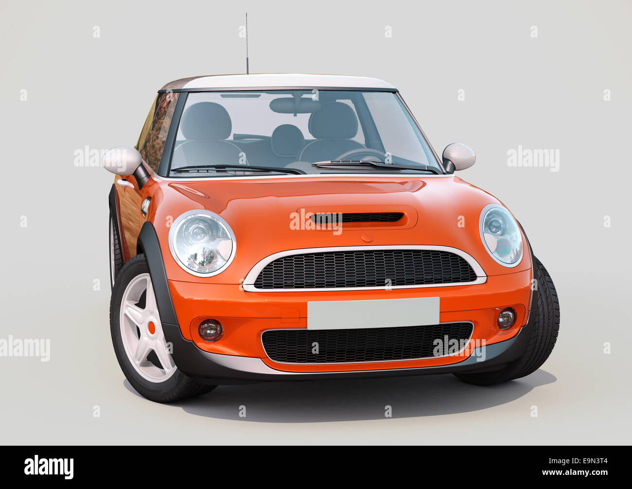 Modern compact car Stock Photo - Alamy