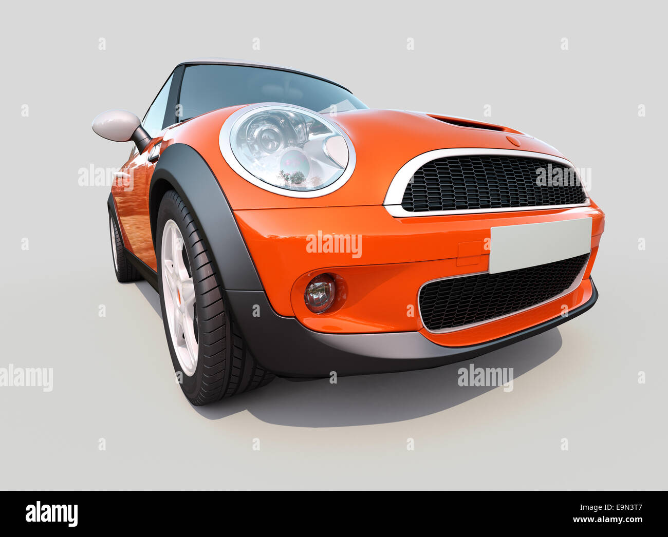 Modern compact car Stock Photo - Alamy