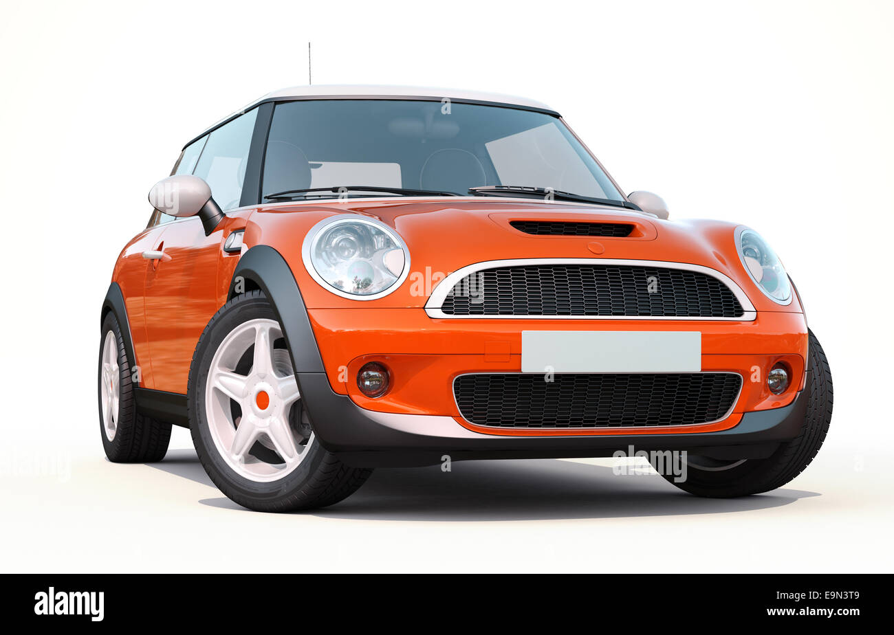 Modern compact car Stock Photo - Alamy