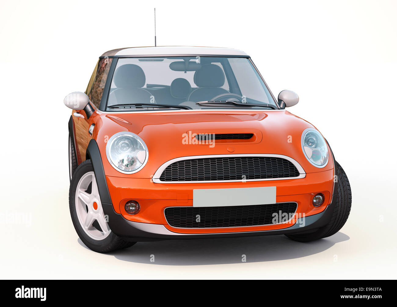 Modern compact car Stock Photo - Alamy