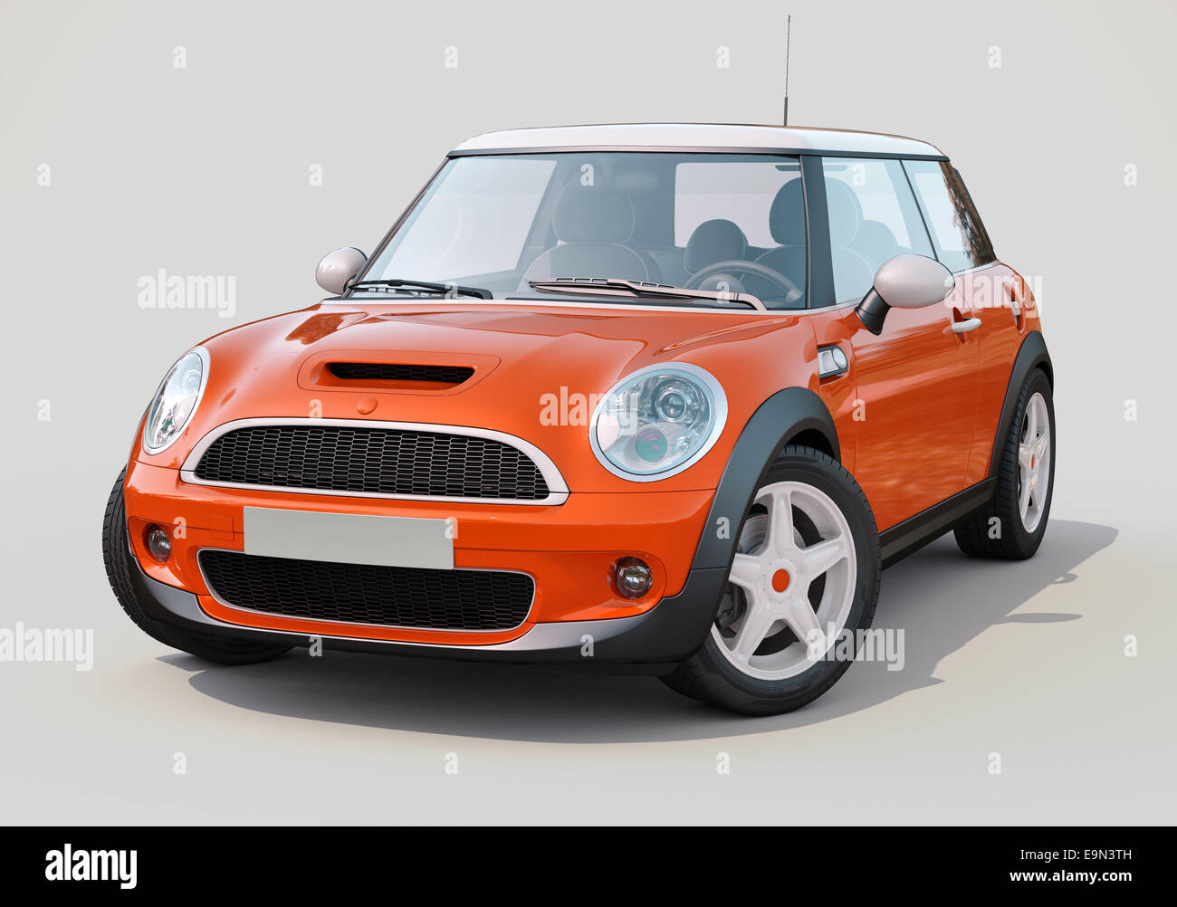 Modern compact car Stock Photo - Alamy