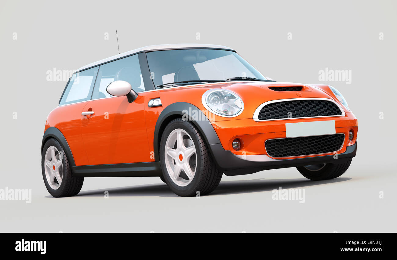 Modern compact car Stock Photo - Alamy