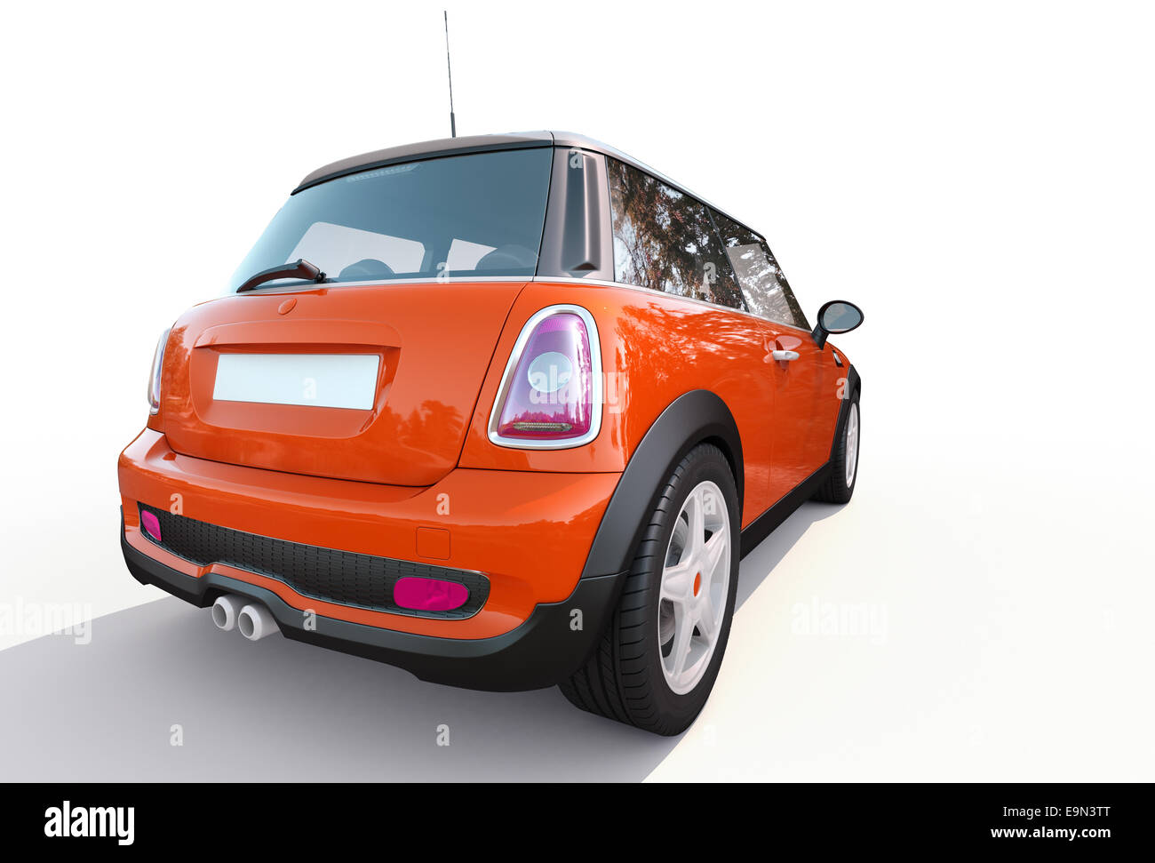 Modern compact car Stock Photo - Alamy