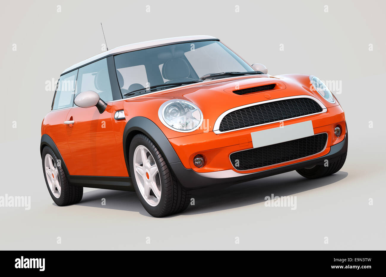 Modern compact car Stock Photo - Alamy