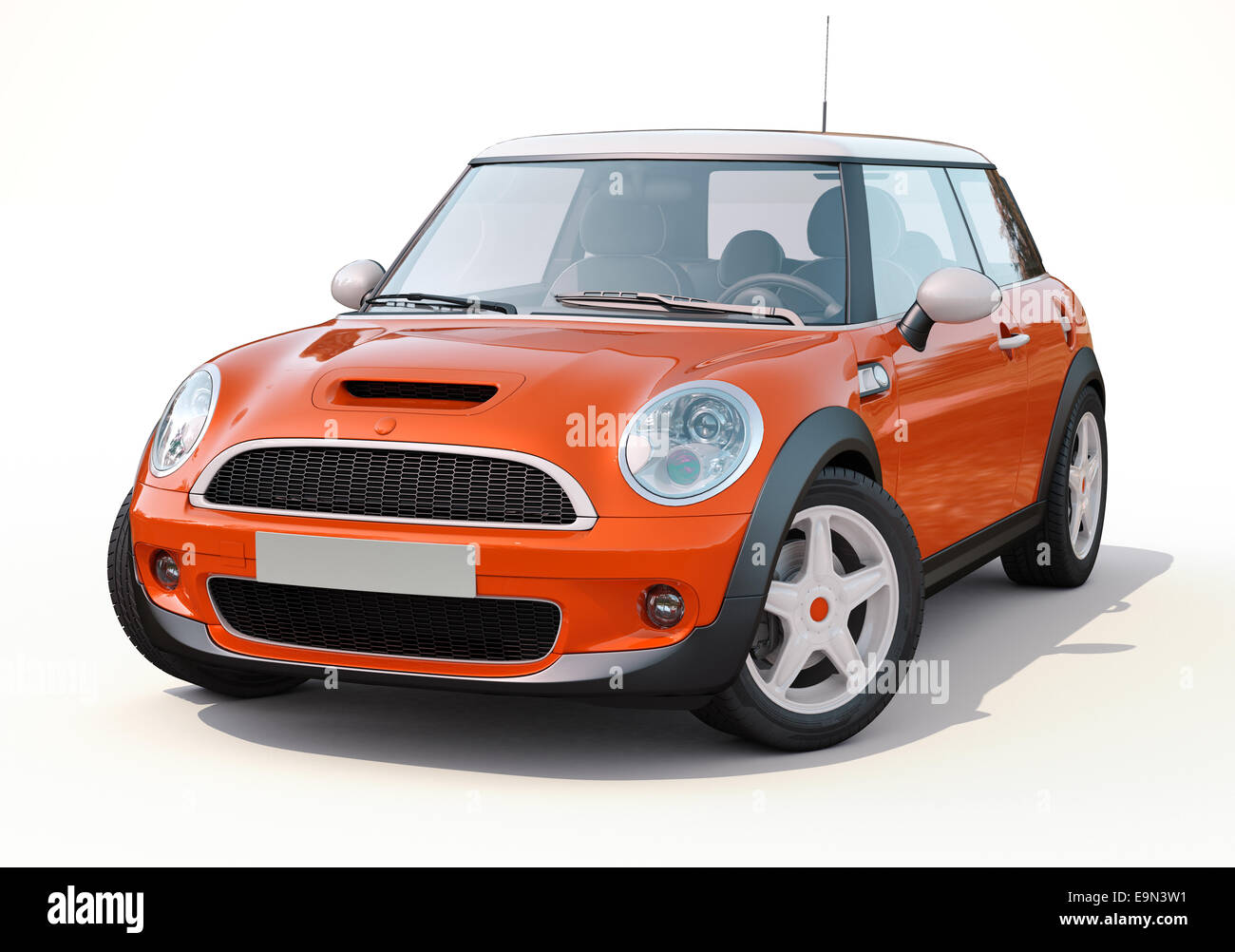 Modern compact car Stock Photo - Alamy