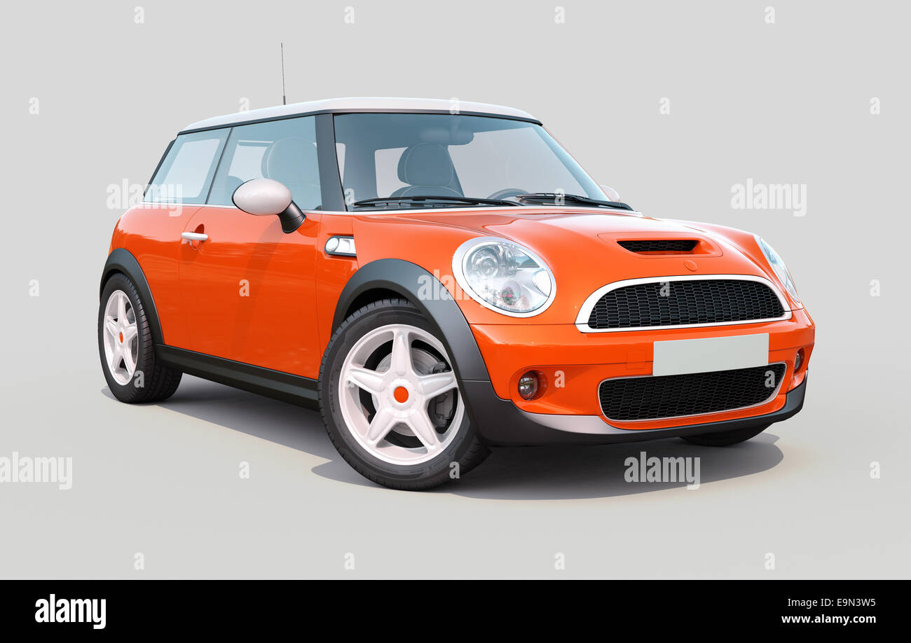 Modern compact car Stock Photo - Alamy