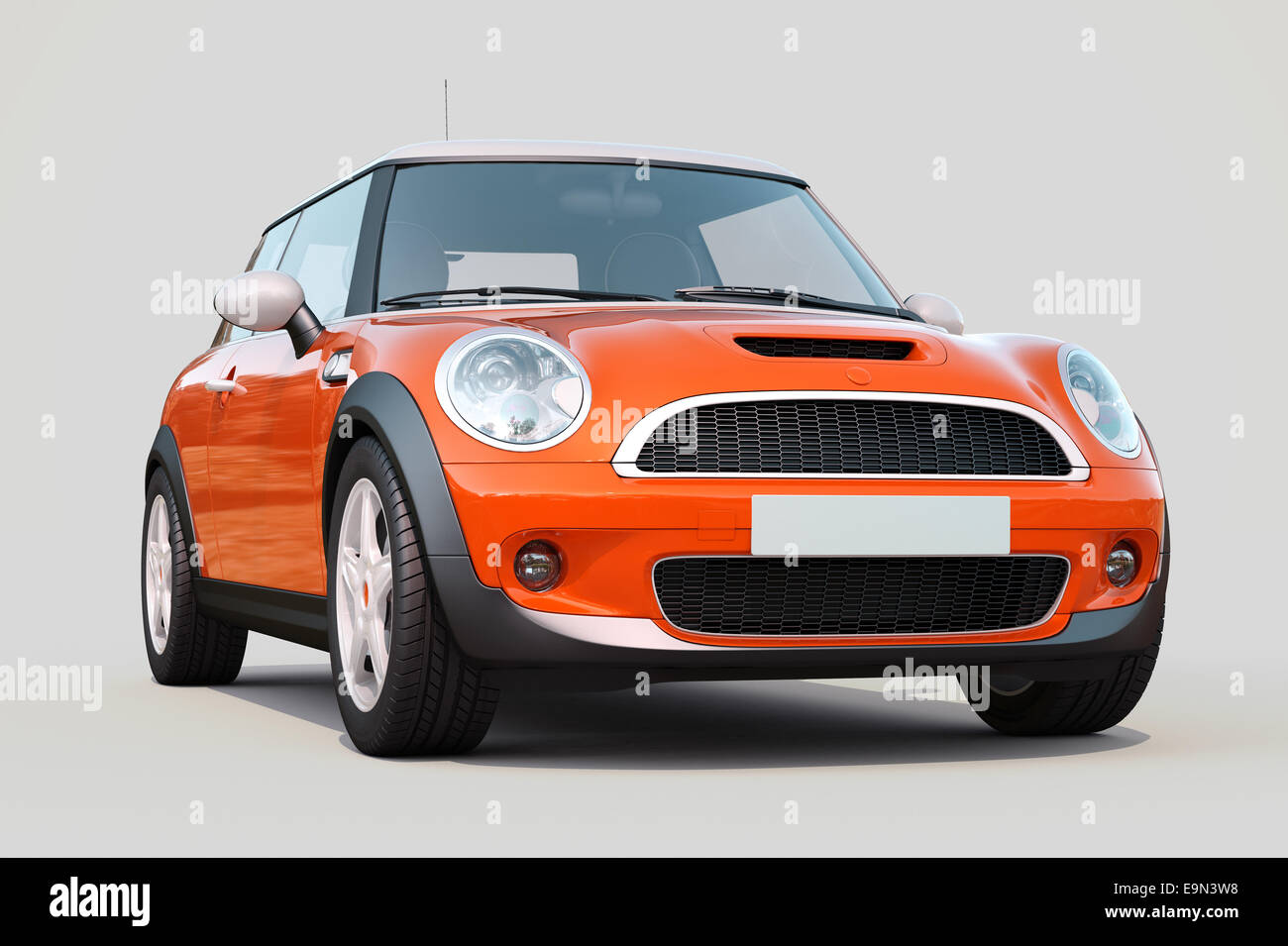 Modern compact car Stock Photo - Alamy