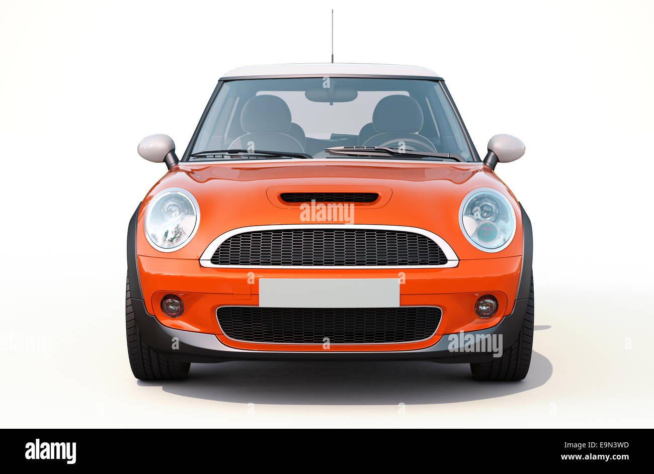 Modern compact car Stock Photo - Alamy