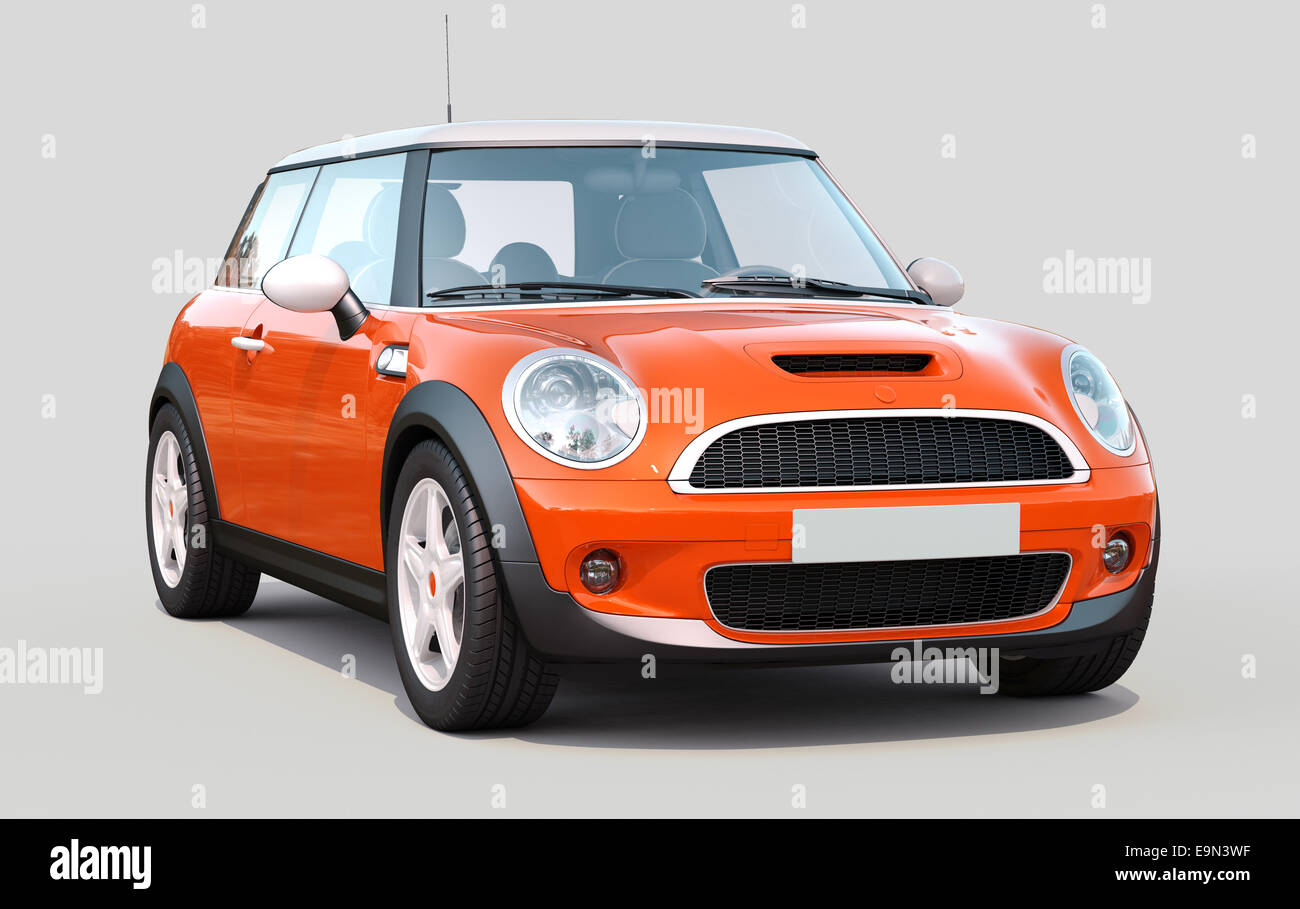 Modern compact car Stock Photo - Alamy