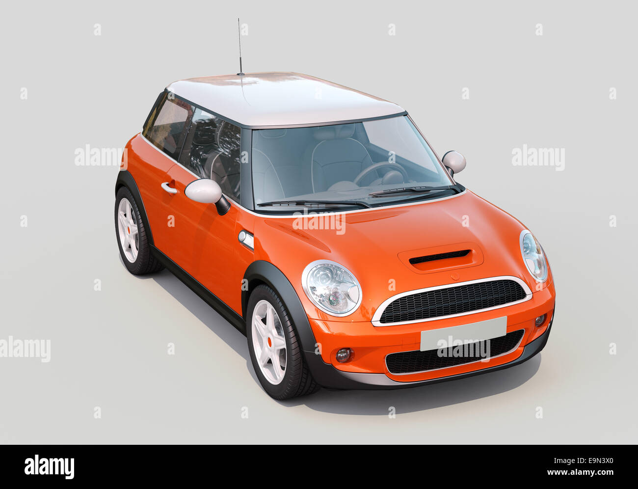 Modern compact car Stock Photo - Alamy