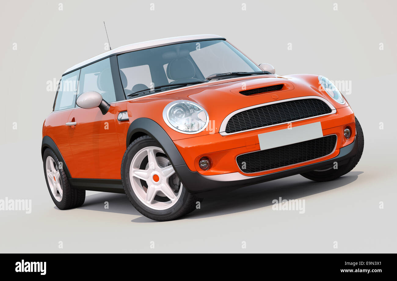 Modern compact car Stock Photo - Alamy