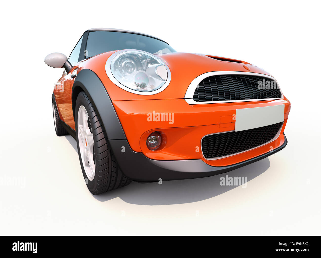 Modern compact car Stock Photo - Alamy