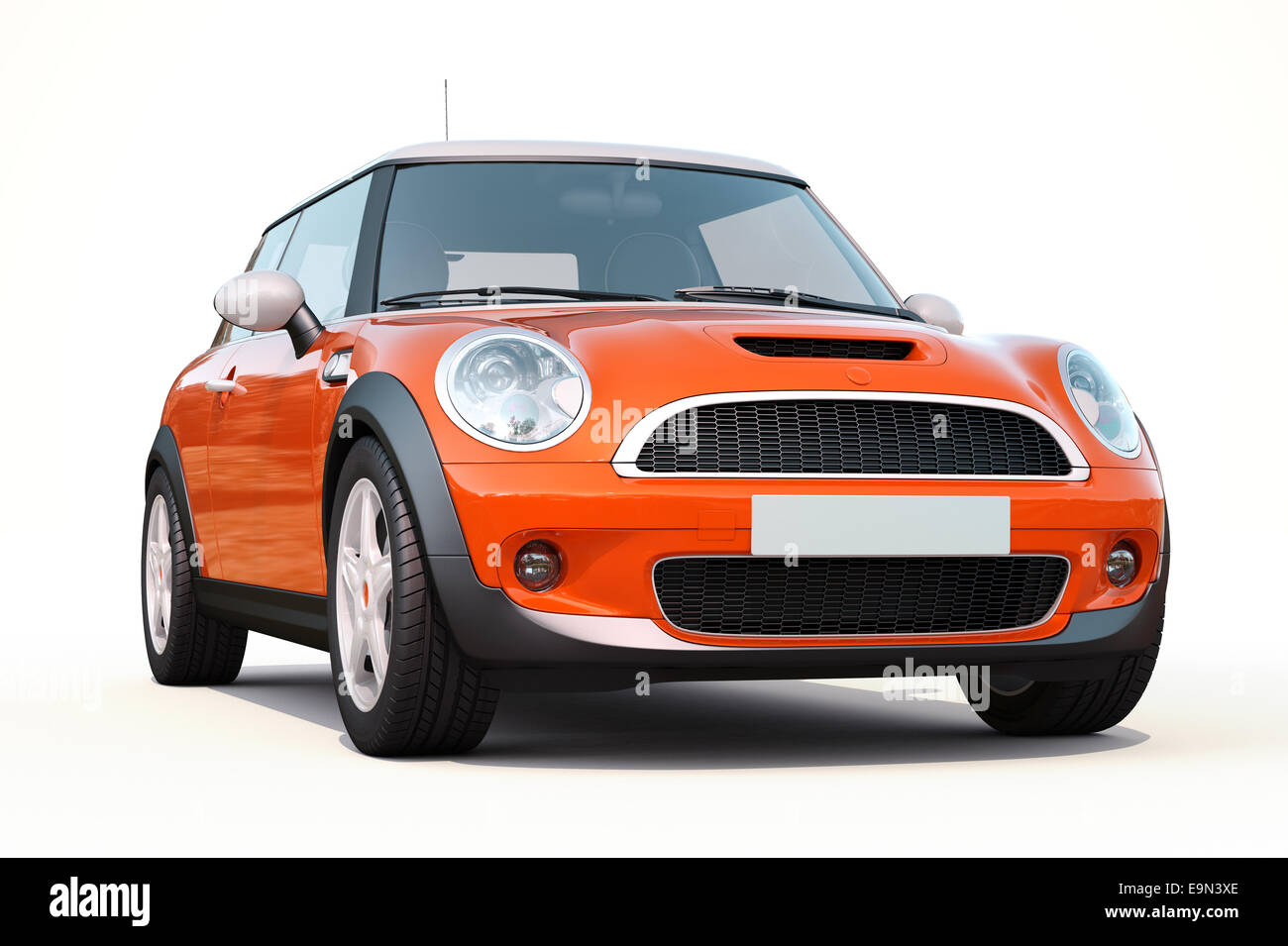 Modern compact car Stock Photo - Alamy