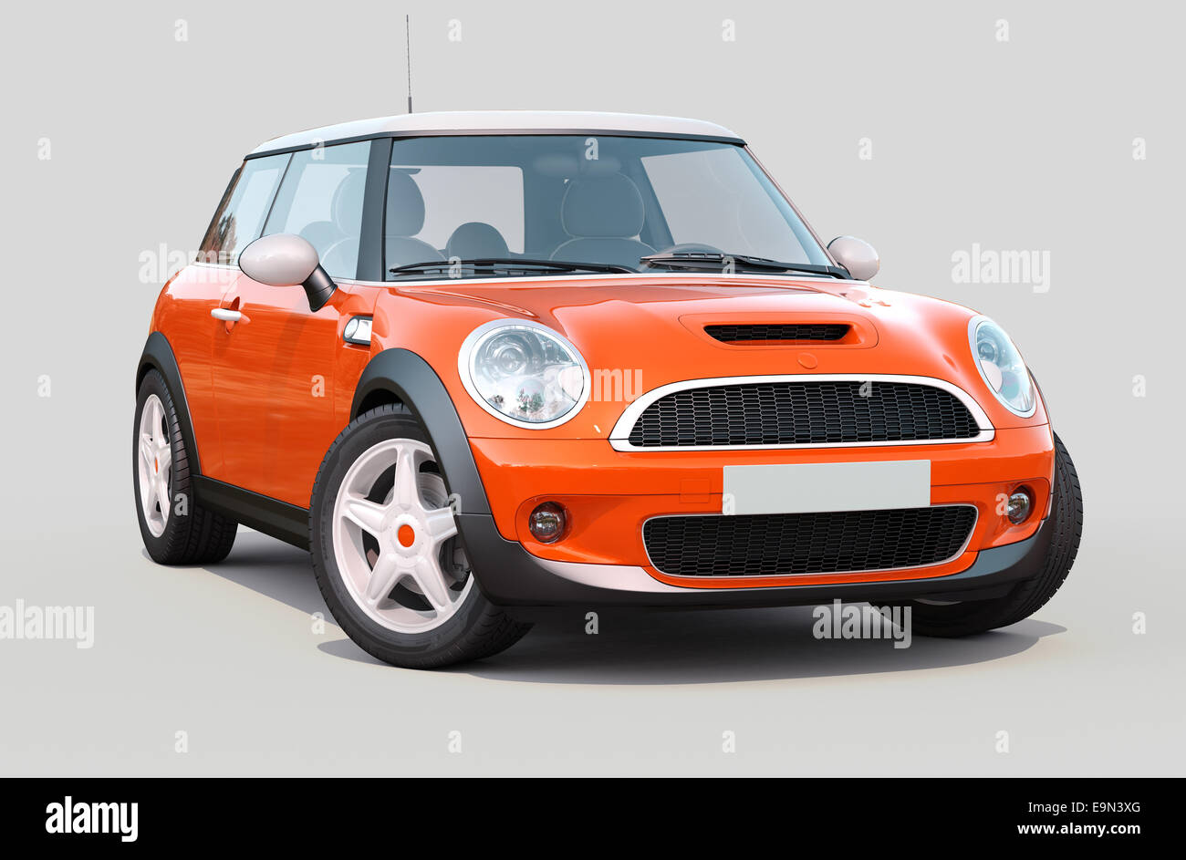 Modern compact car Stock Photo - Alamy