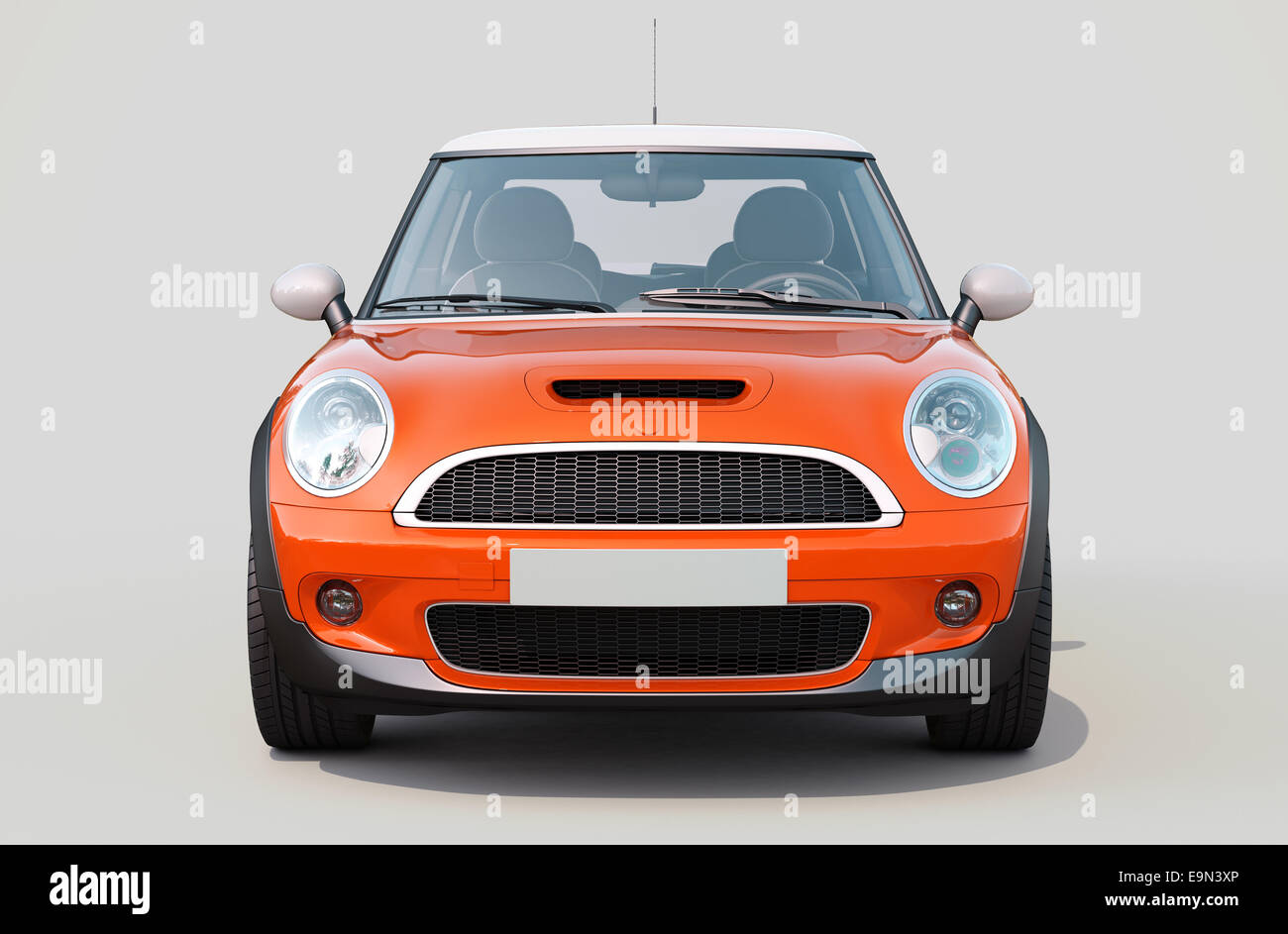 Modern compact car Stock Photo - Alamy