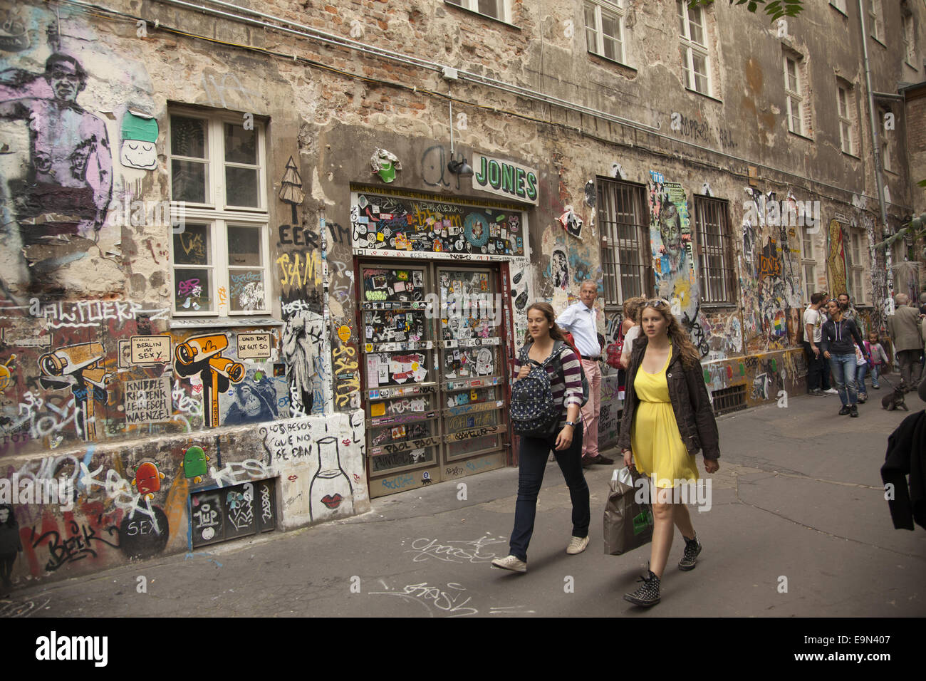 Art; Graffiti & self-expression of all sorts adorns the walls of Haus ...