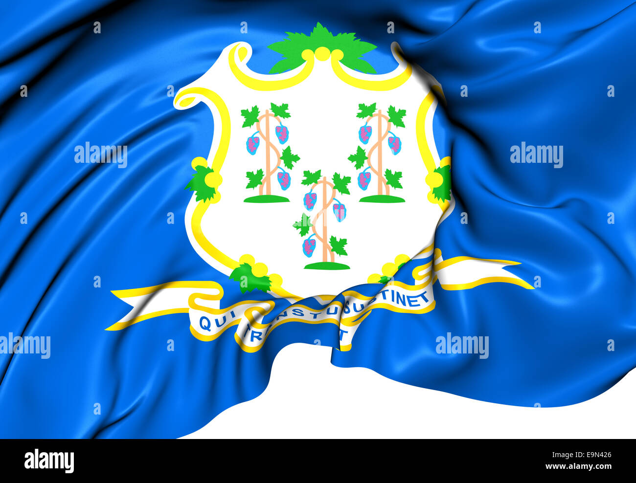 Flag of Connecticut Stock Photo - Alamy
