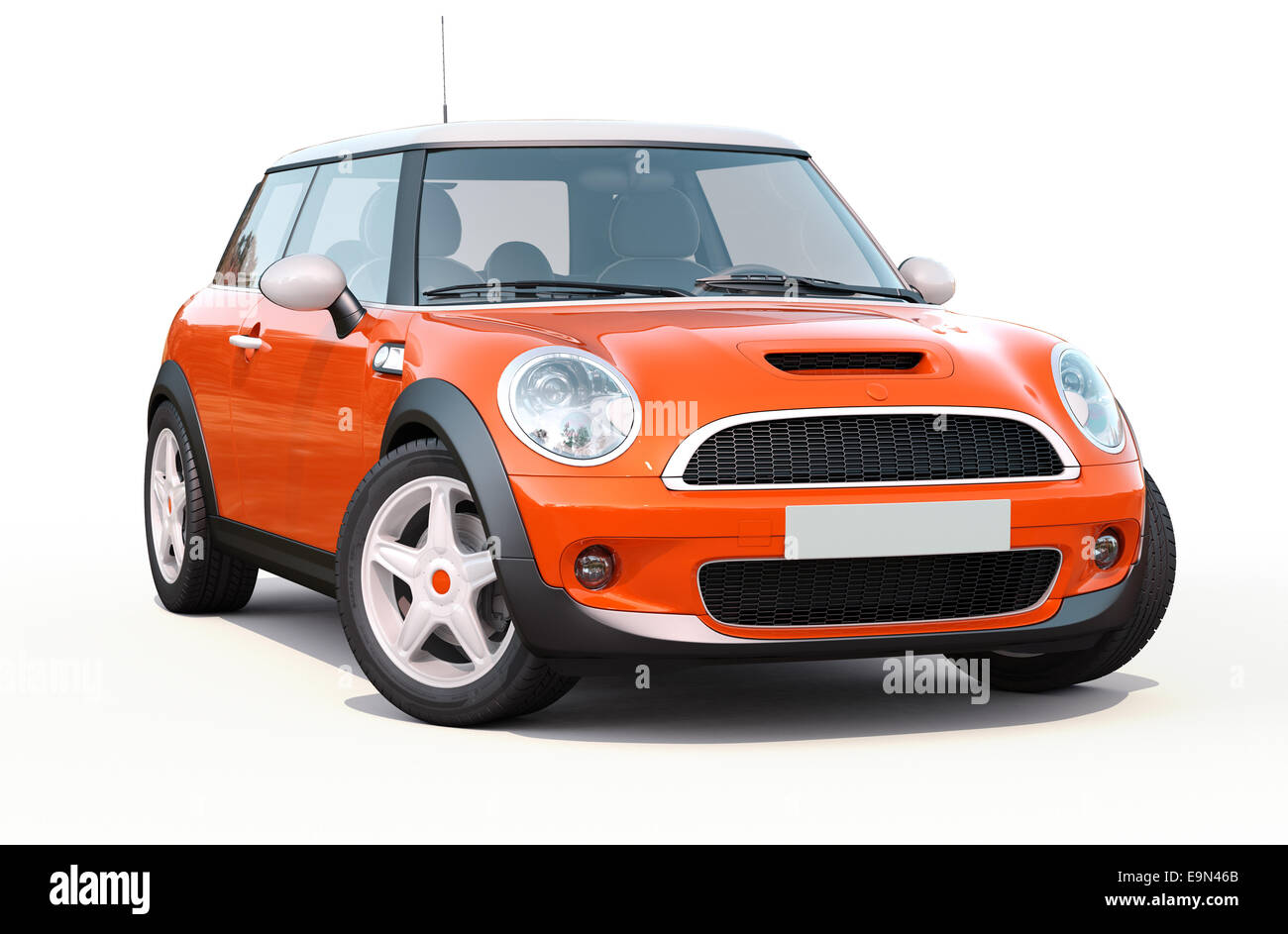 Modern compact car Stock Photo - Alamy